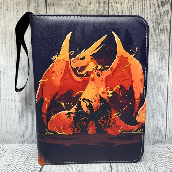 Toys | Pokemon Charizard Card Binder Trading Cards 48 Capacity Holds ...